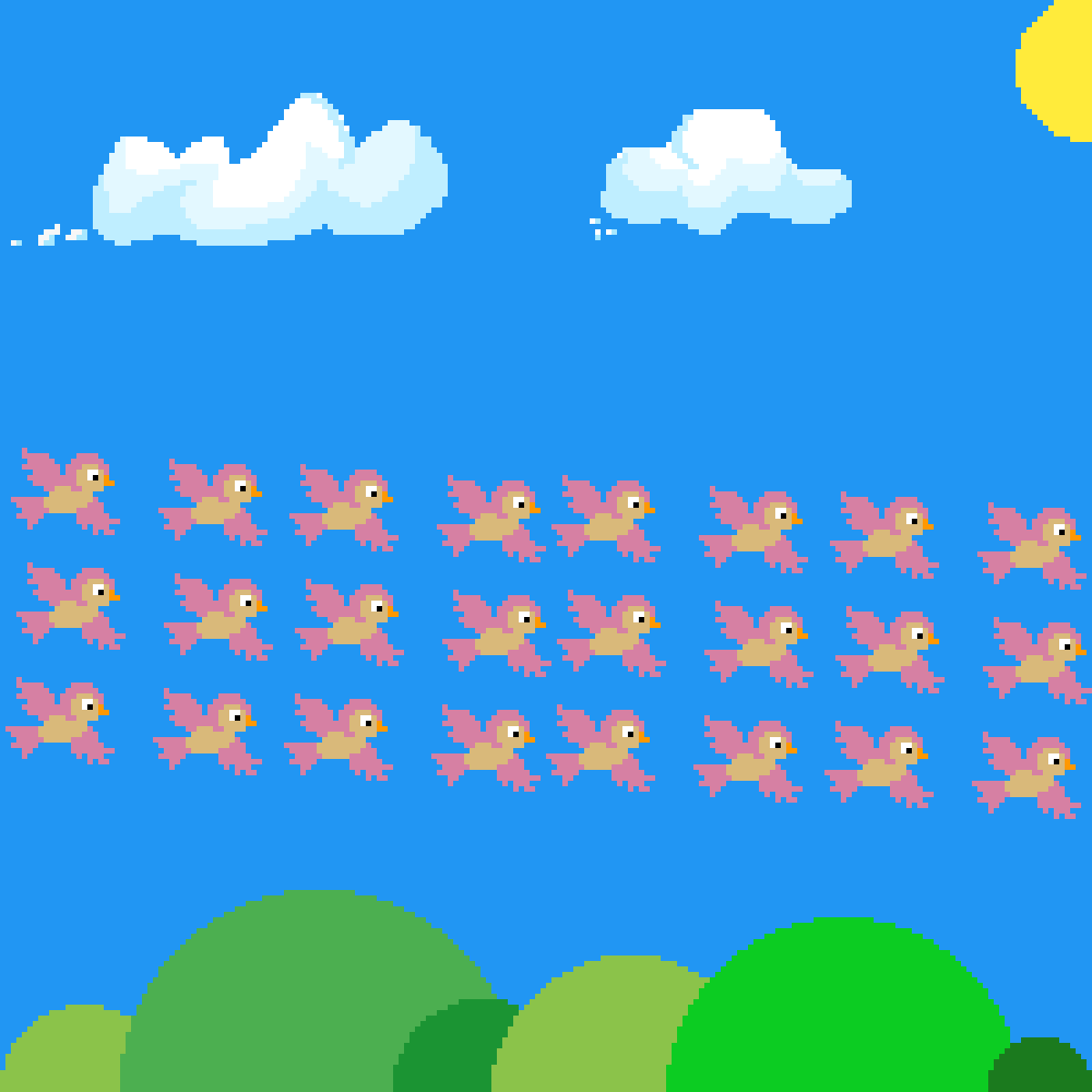 Pixilart - birds by OMINOUS-PG3D