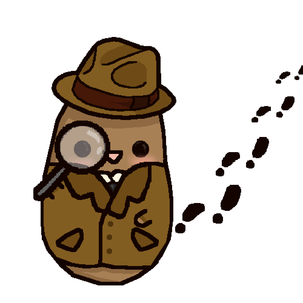 Pixilart - Dr Detective Potato by PandaManda