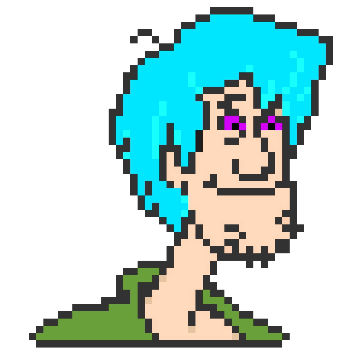 Pixilart - Pixel Shaggy using just 0.001% of his power by nikoloto