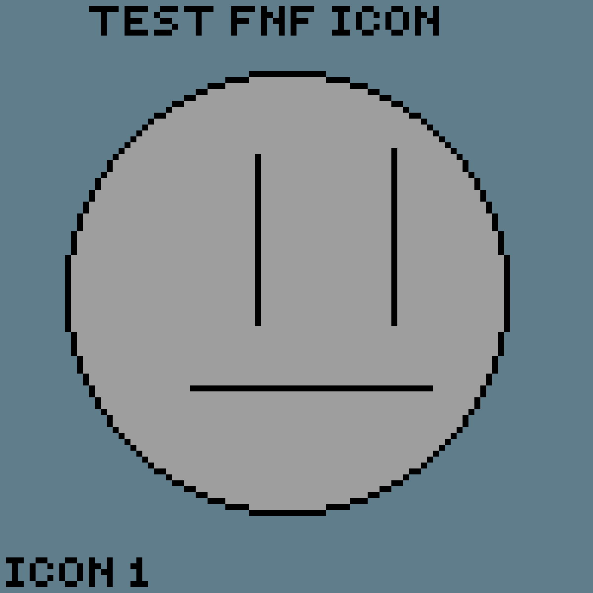 Pixilart - test fnf icon by Ghost64Art