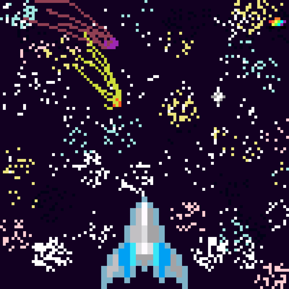 Pixilart - Simple Space by DSMPliz