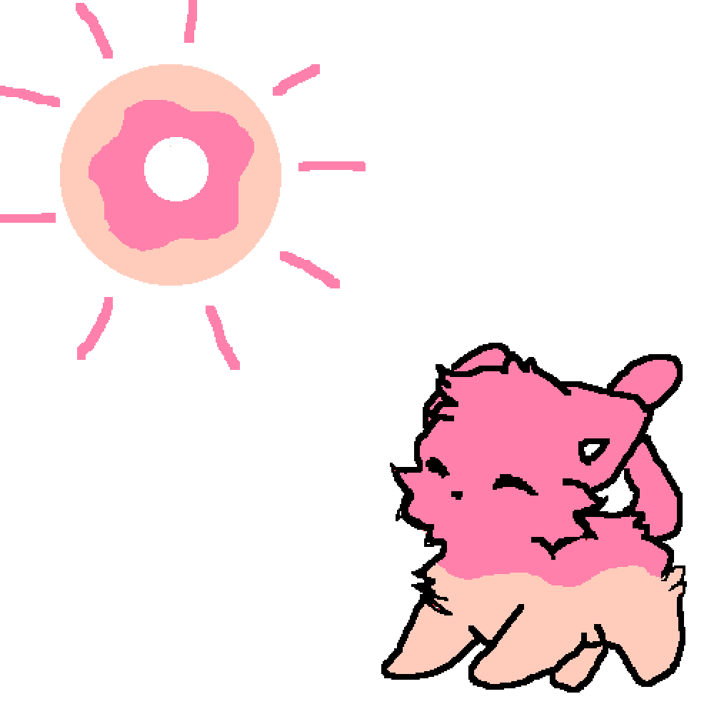 Editing cute chubby donut wolf - Free online pixel art drawing tool ...