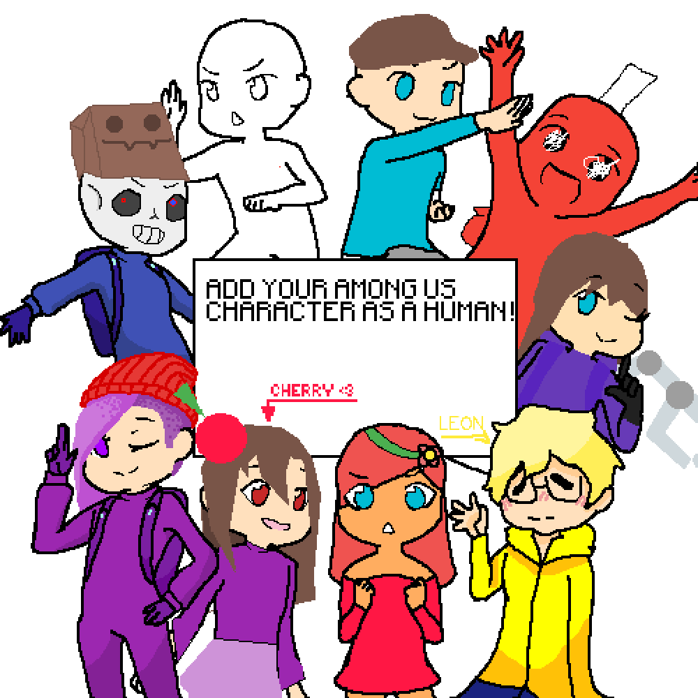 Pixilart - Among us collab by KitKat3737