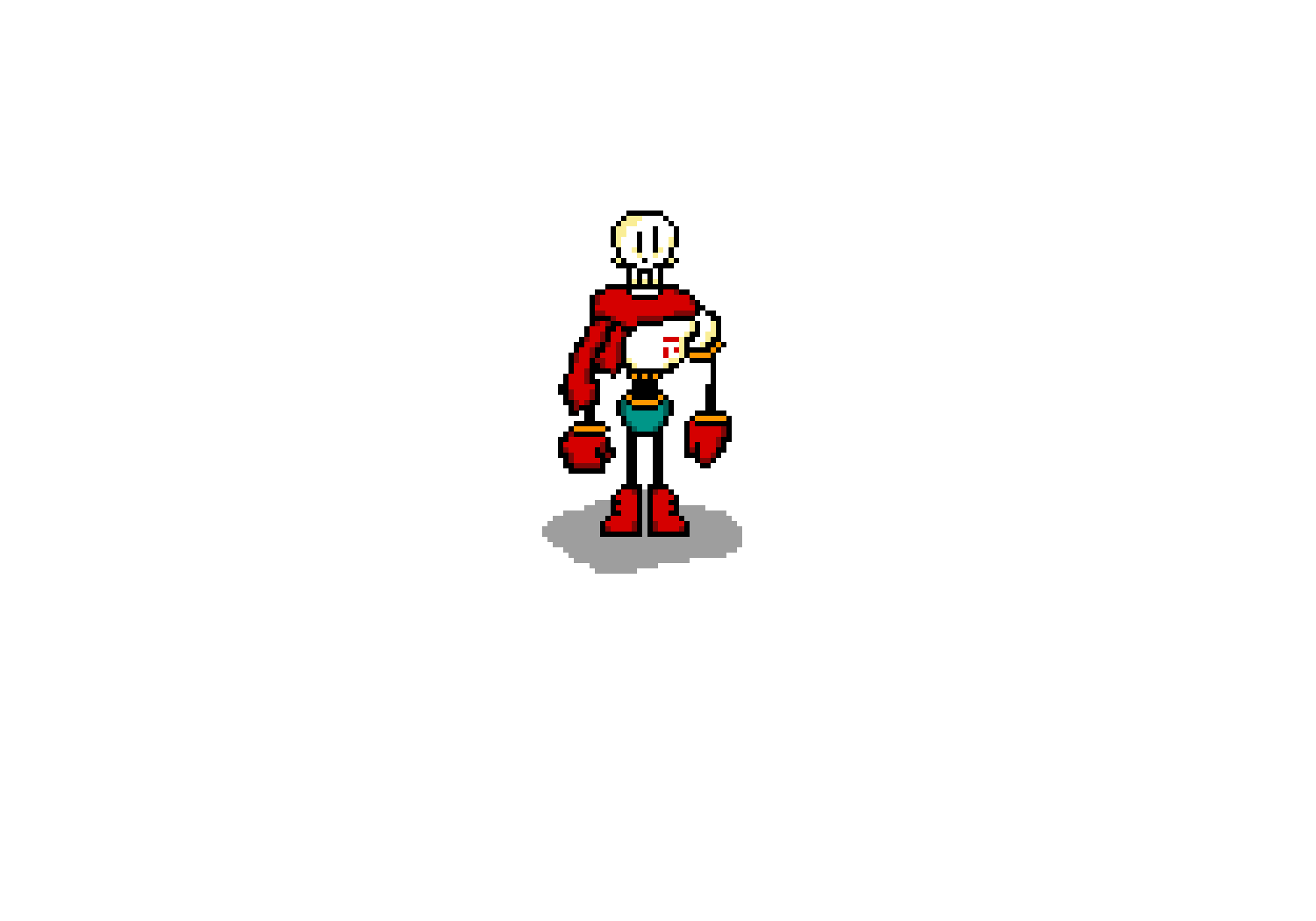 Pixilart - papyrus sprite by TabbycatM