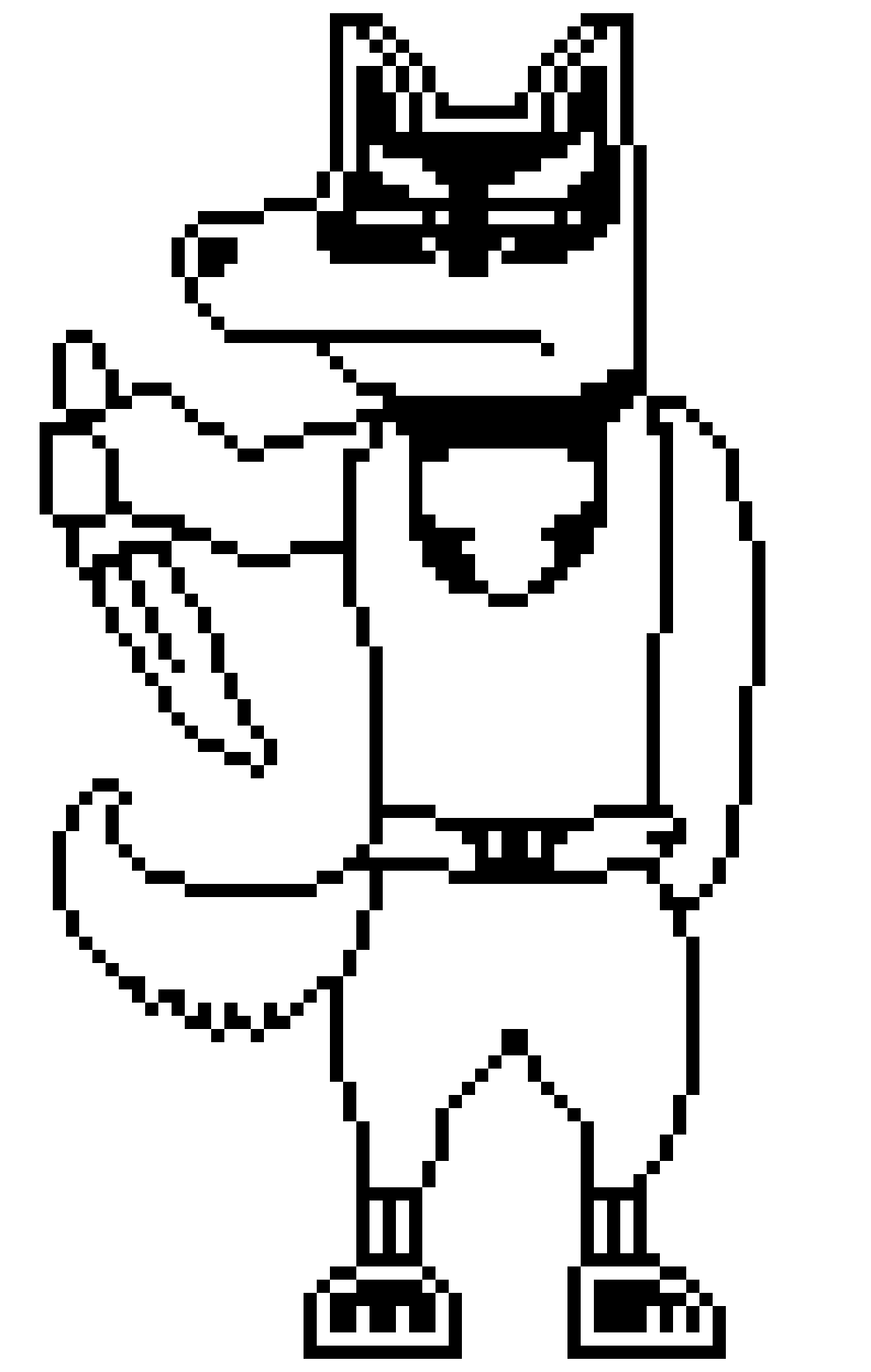 Editing UNDERFELL DOGGO - Free online pixel art drawing tool - Pixilart