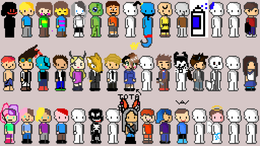 Editing draw people - Free online pixel art drawing tool - Pixilart