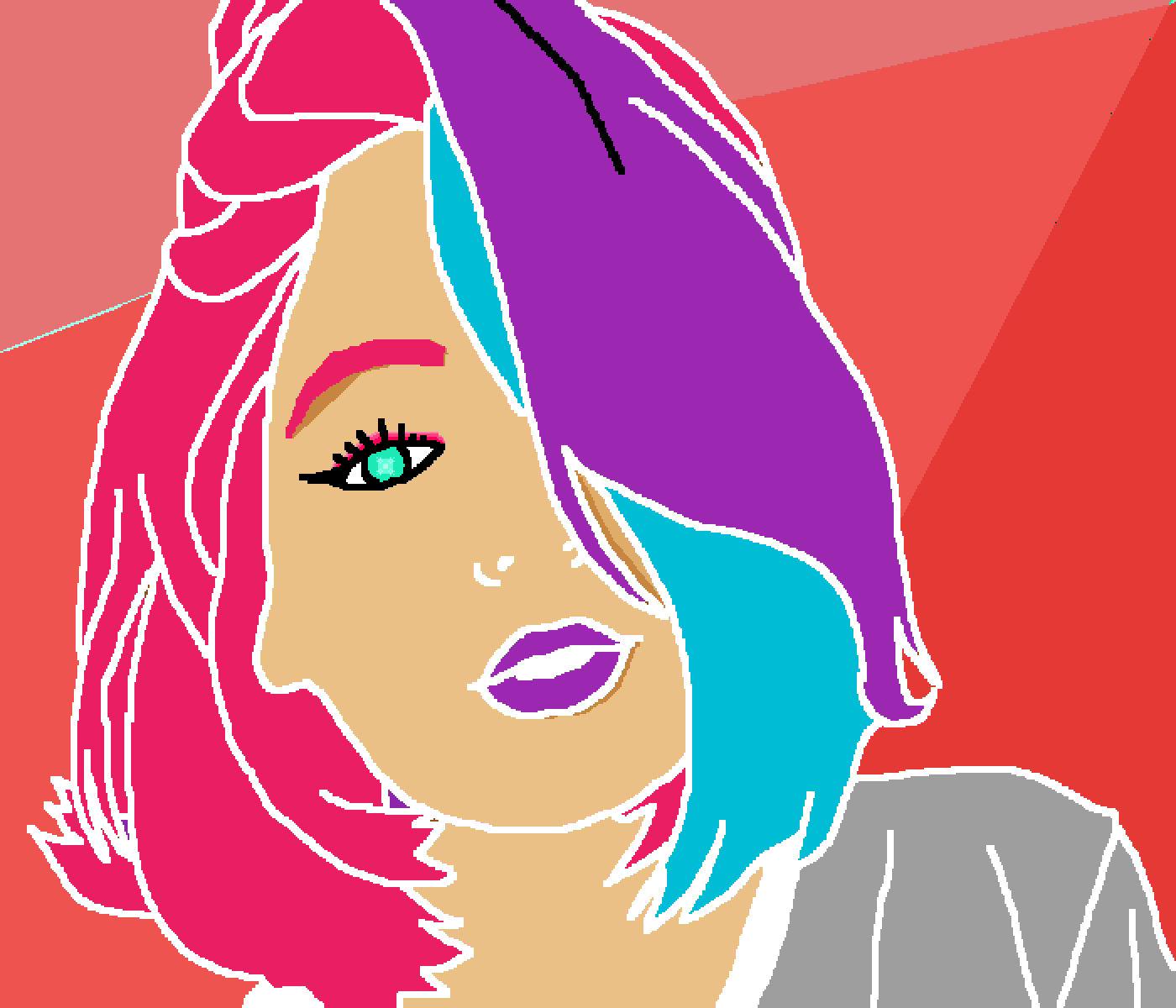 Editing pretty woman - Free online pixel art drawing tool - Pixilart