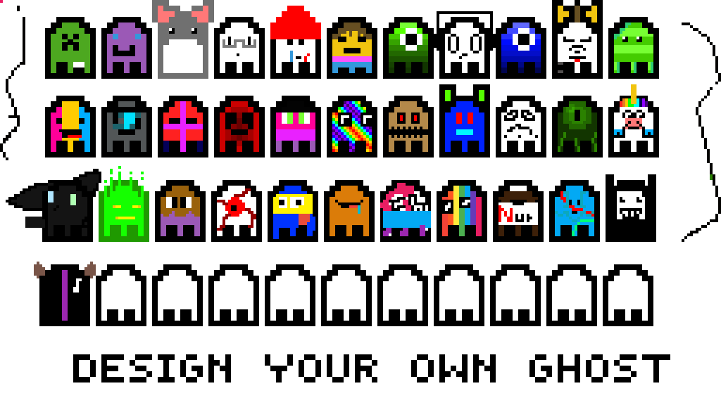 Editing Ghost Collab - Free online pixel art drawing tool - Pixilart