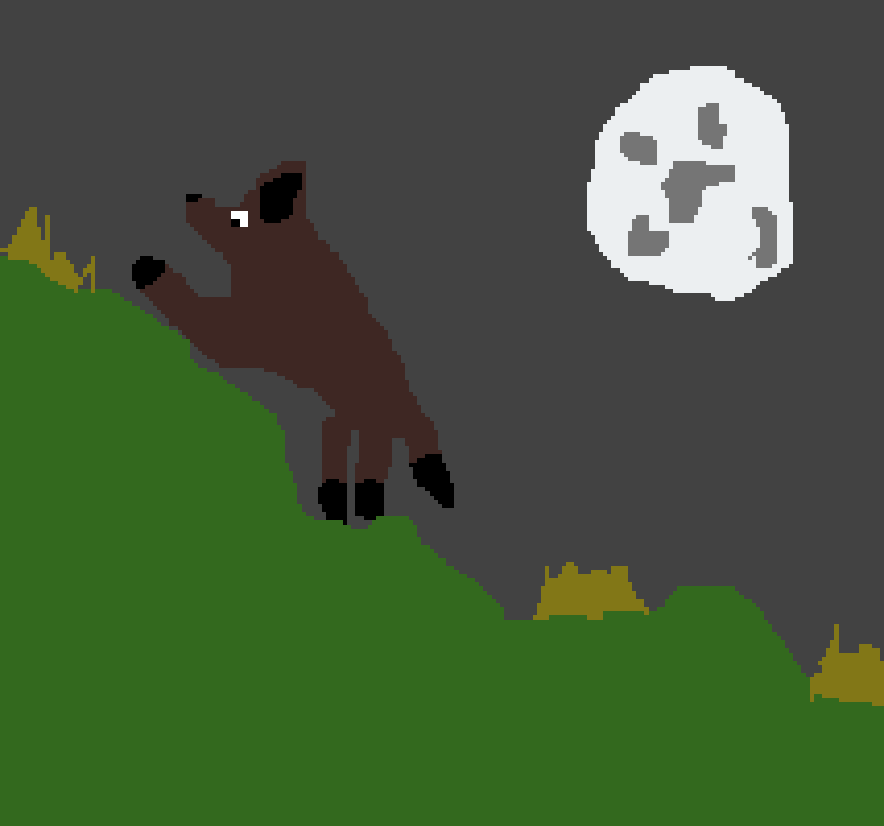 Pixilart - the night fox by LilyTheOwl