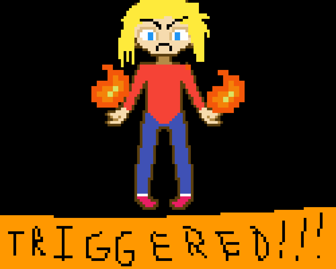 Pixilart - IM TRIGGERED by KittyCatUT