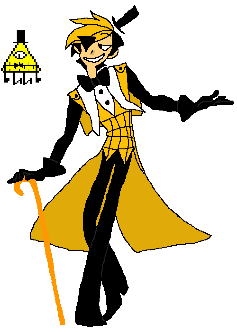 Pixilart - Bill Cipher by DrawManiac