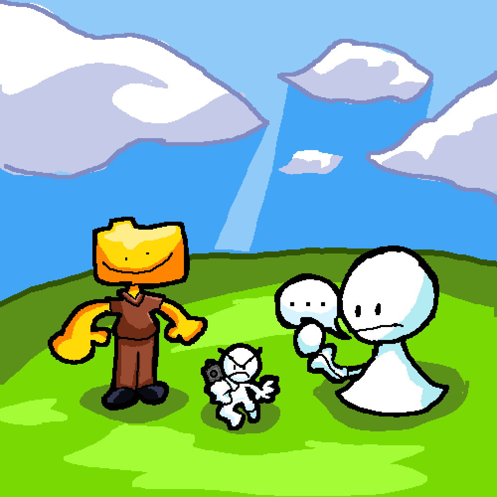 Pixilart - Ron and lil Man and BOB by A-FNF-A