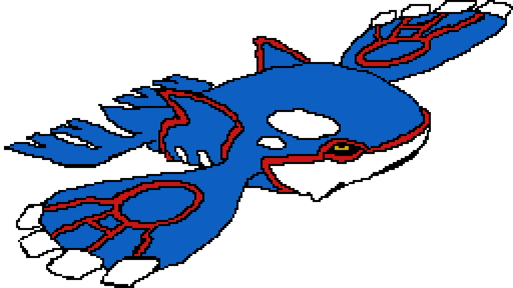 Pixilart - Kyogre by mrtryhard112