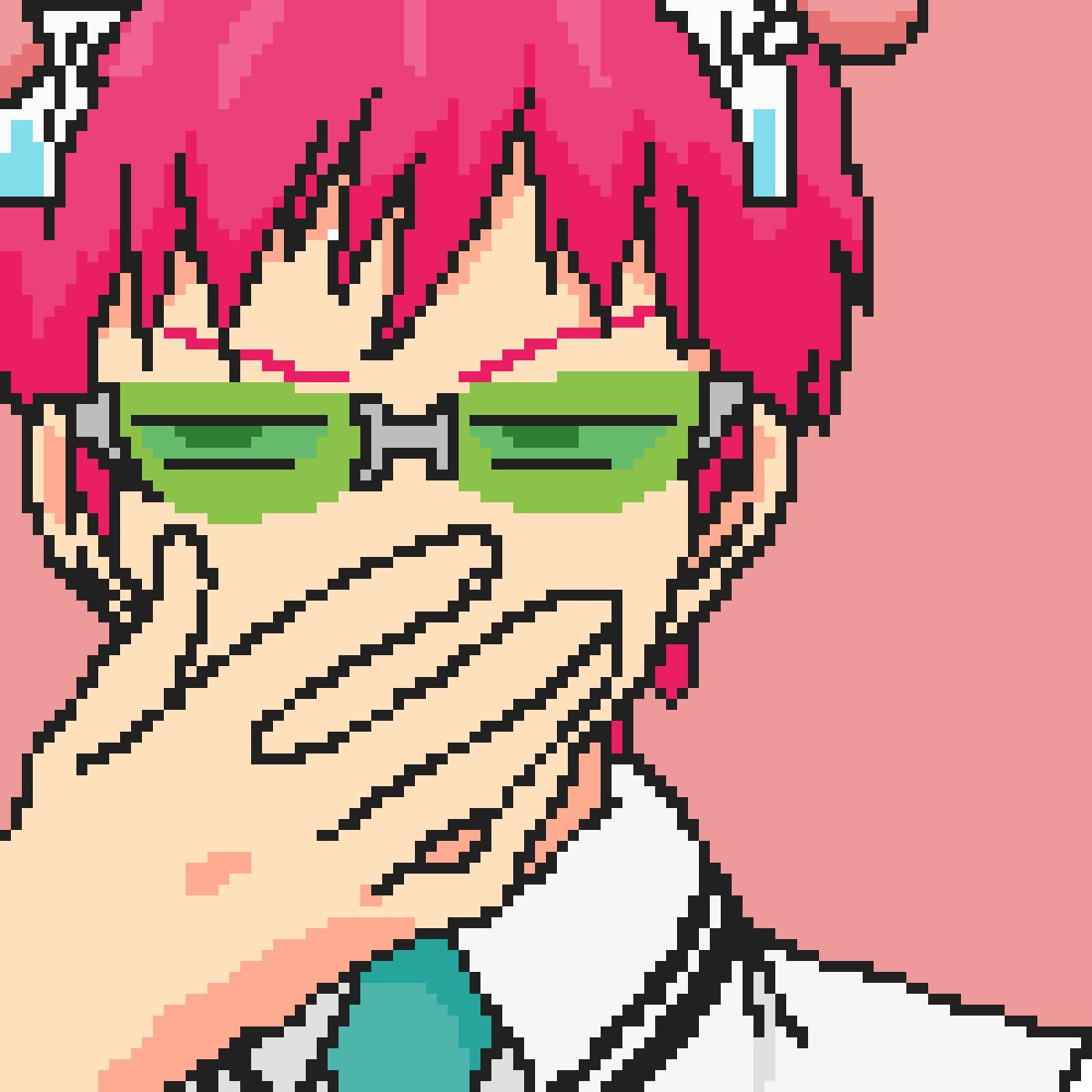 Pixilart - Saiki k by GarbageDeath