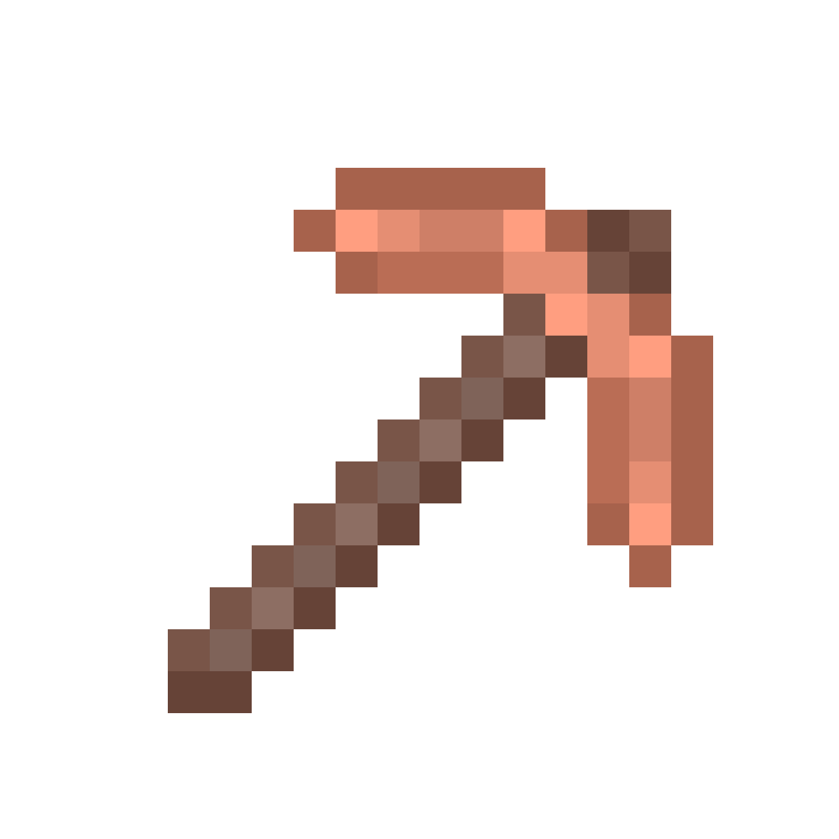 Pixilart - Minecraft Pickaxe by Pulatinc