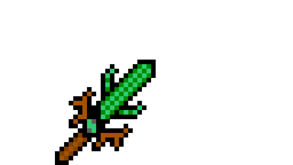 Pixilart - Earth sword by Leniyah