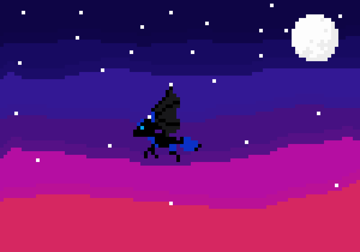 Pixilart - my oc flying by moontheumbreon
