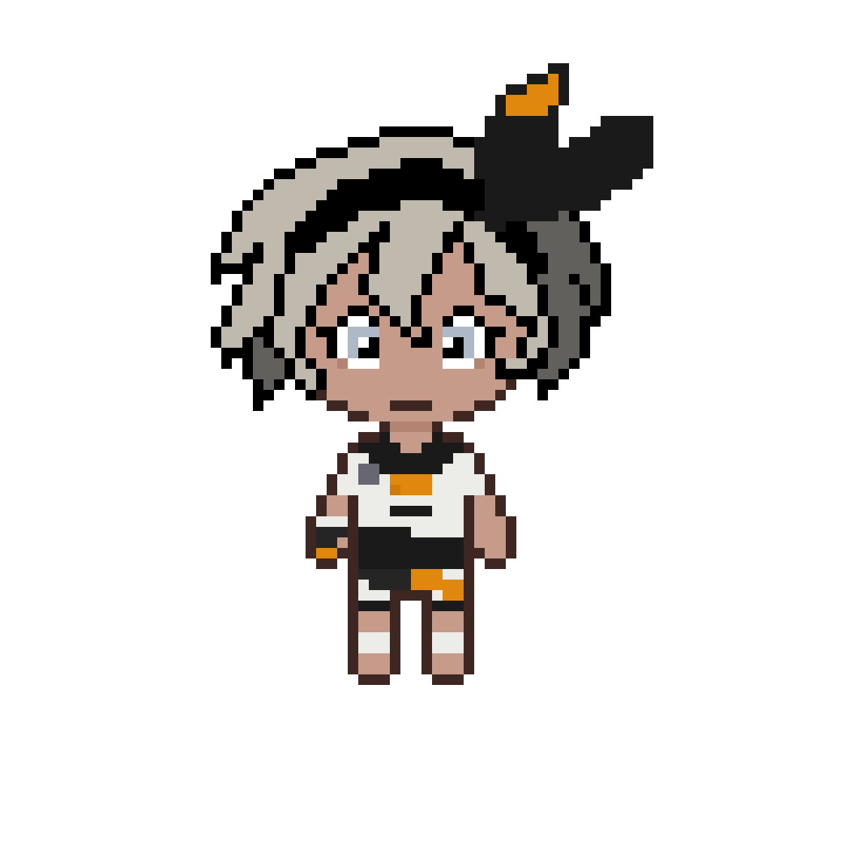 Pixilart - Pokemon Trainer Bea Chibi by herebewonder