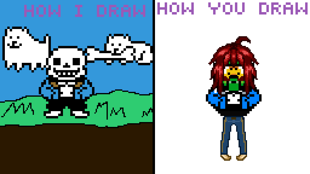 Pixilart - idk sans but swag by ColoringCollie
