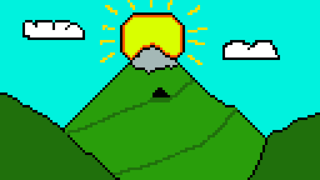 Pixilart - Mt. Ebott by SiahSneaka