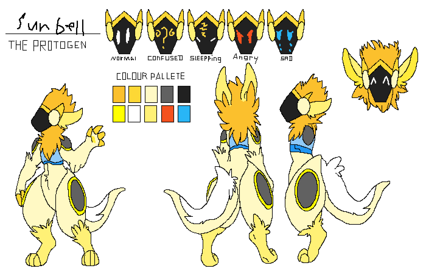 Pixilart - Sunbell the protogon >w by pixlekid