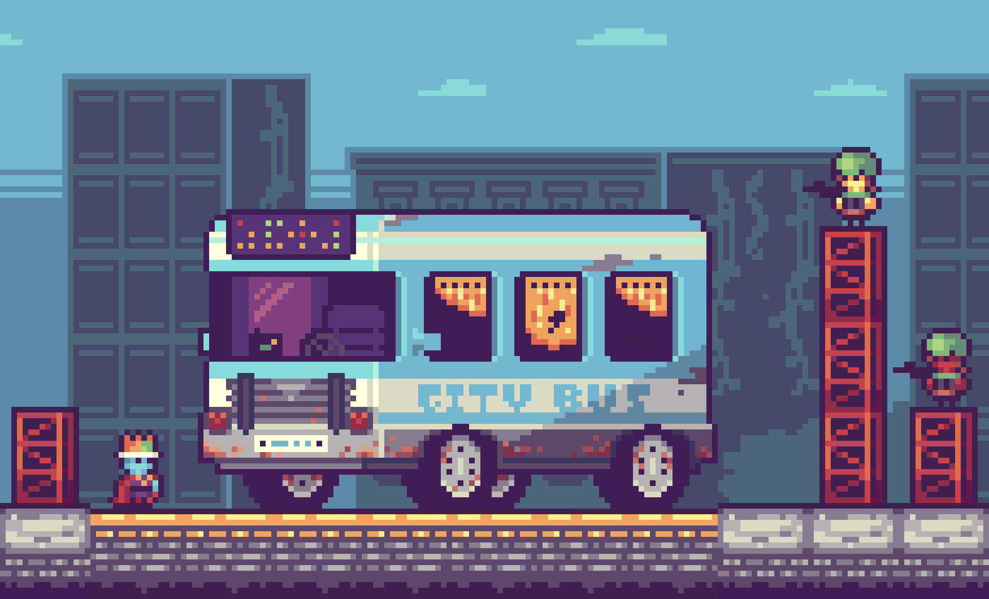 Pixilart - Taking the Bus by Drewsnatcher