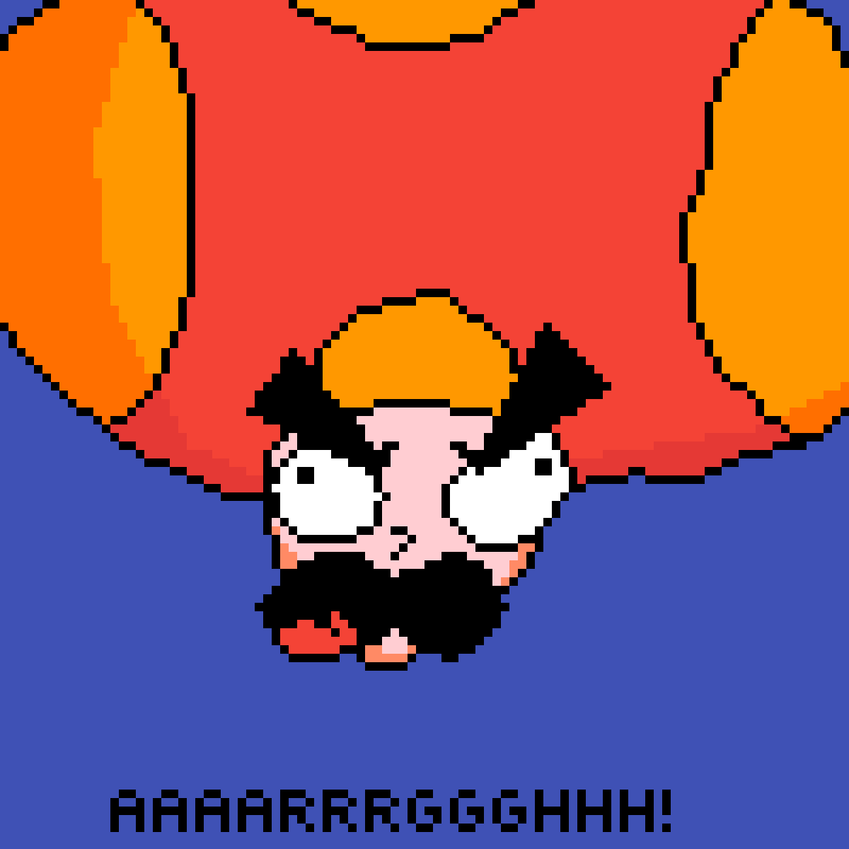 Pixilart - Screaming toad by illuminatiwhale