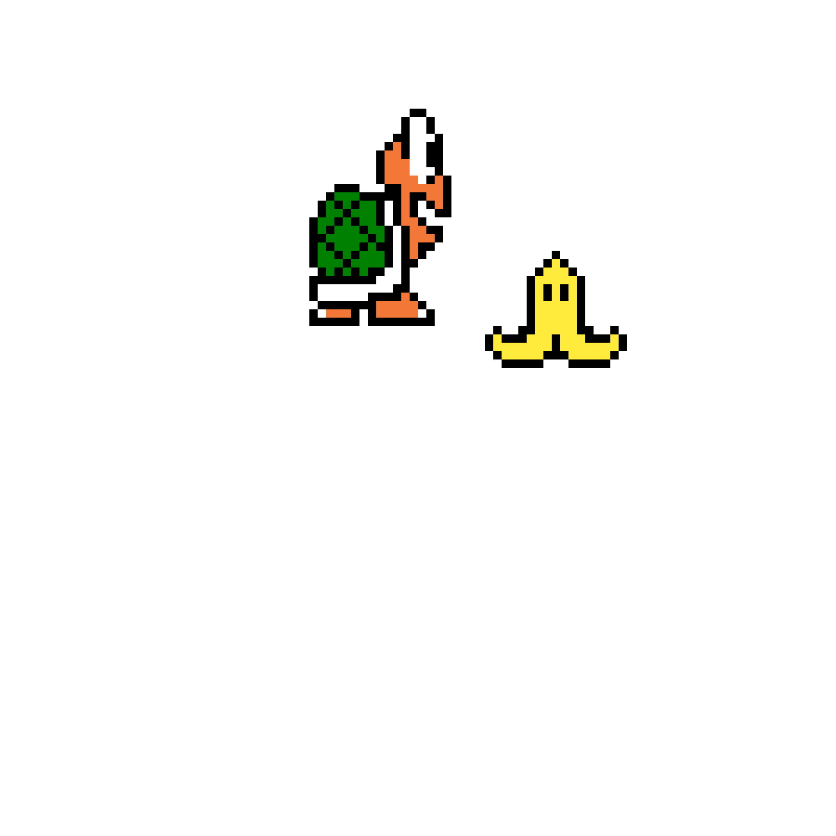Editing Koopa Troopa - Free online pixel art drawing tool - Pixilart
