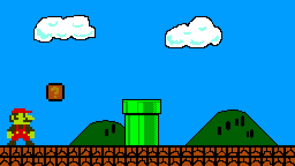 Pixilart - Mario 8bit by SparkyOfficial