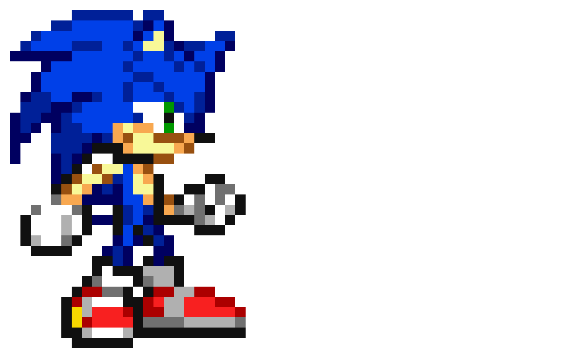 Pixilart - sonic vs by Glitched-artist