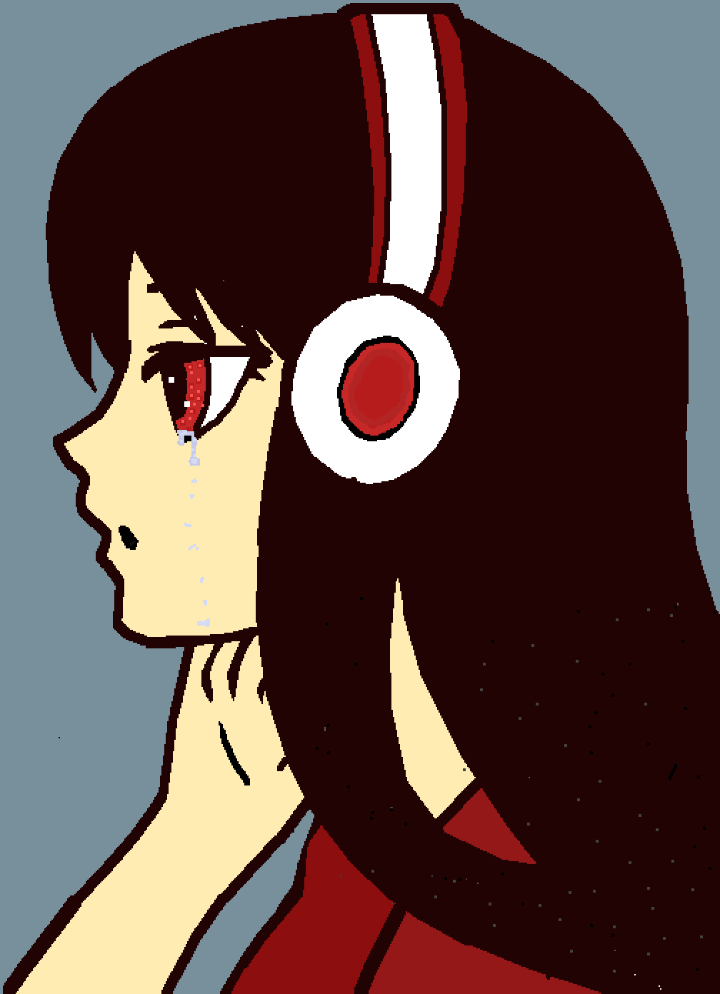 Pixilart - Crying OC Version by Jazthewolf666