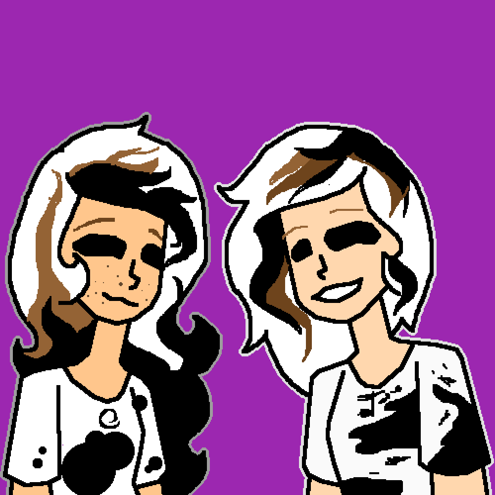 Pixilart - Human!Cookie and Human!Trixy by Racer1