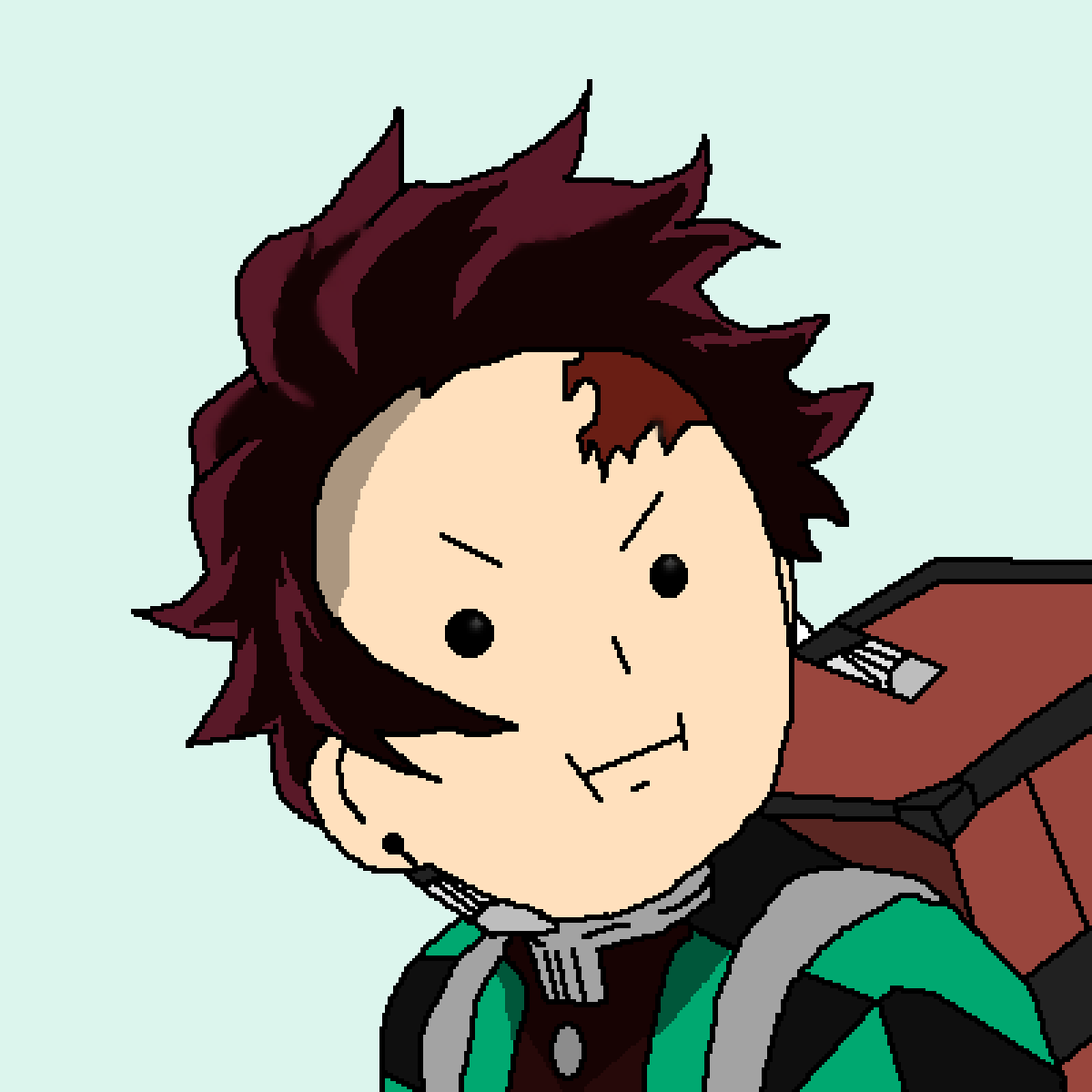 Editing Tanjiro Kamado - Free online pixel art drawing tool - Pixilart