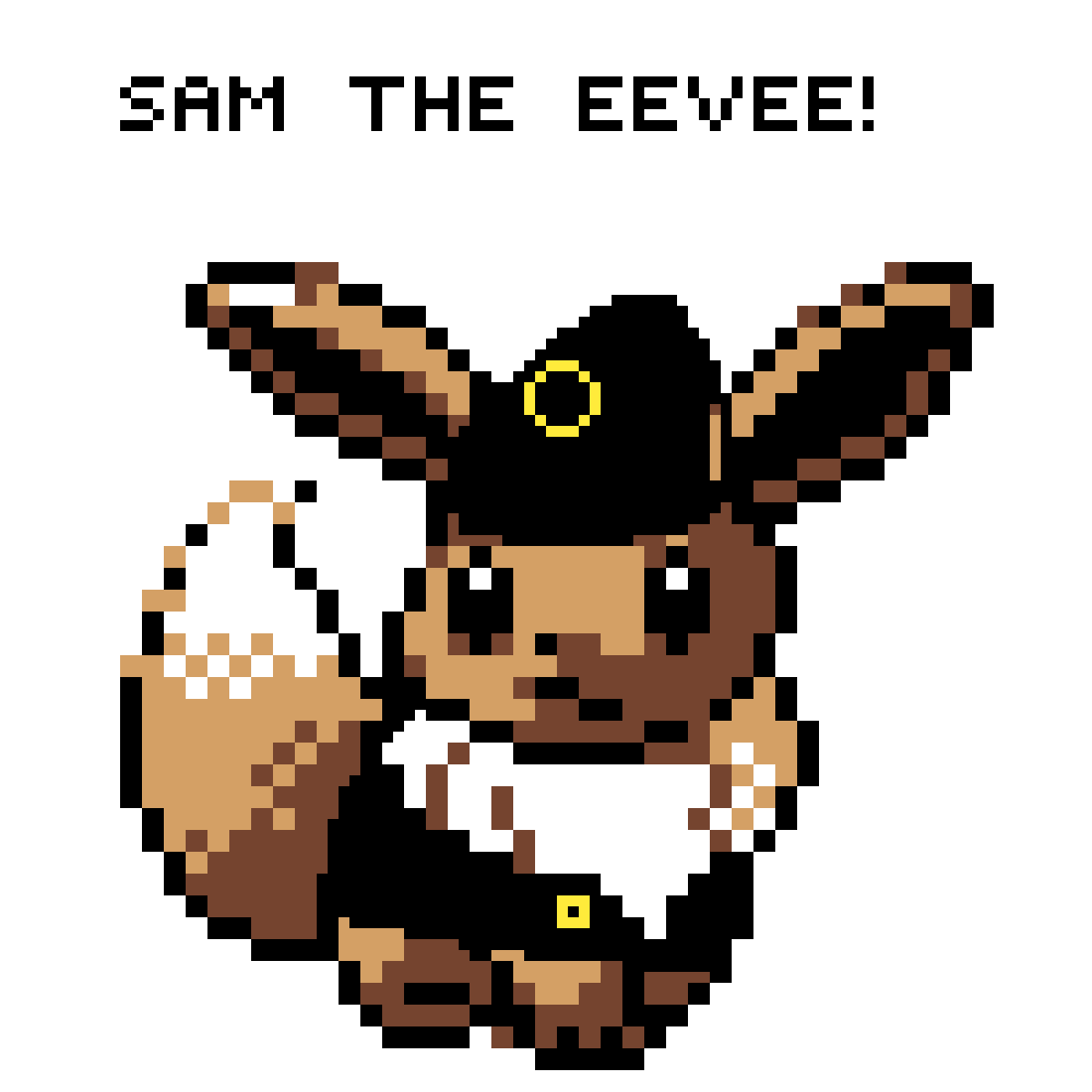 Pixilart - Sam the eevee! by Kiera