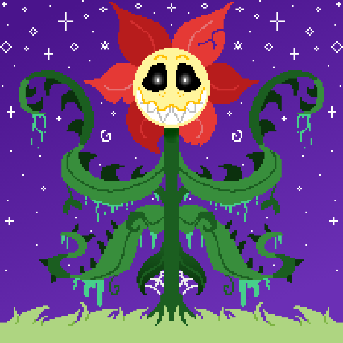 Pixilart - Evil Plant by RedPaws