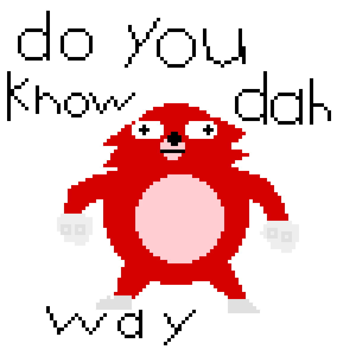 Pixilart - do you know dah way meme by That0neldiot