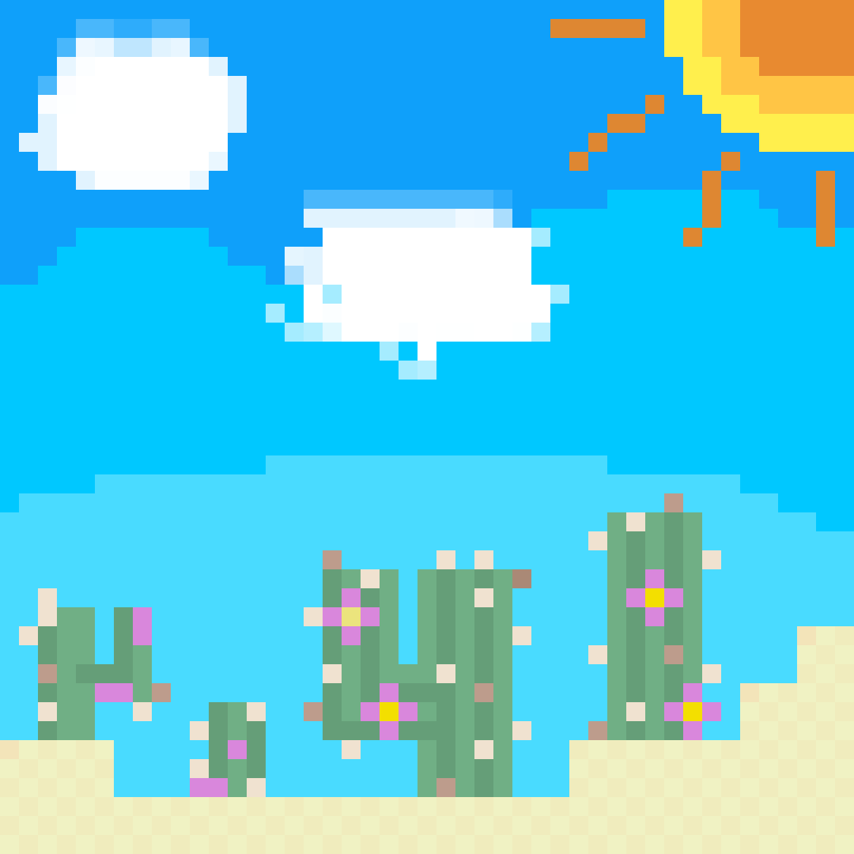 Pixilart - Desert Minecraft by BrookylnG