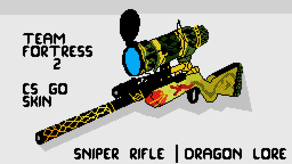 Pixilart - Sniper Rifle / Dragon Lore by HRZ