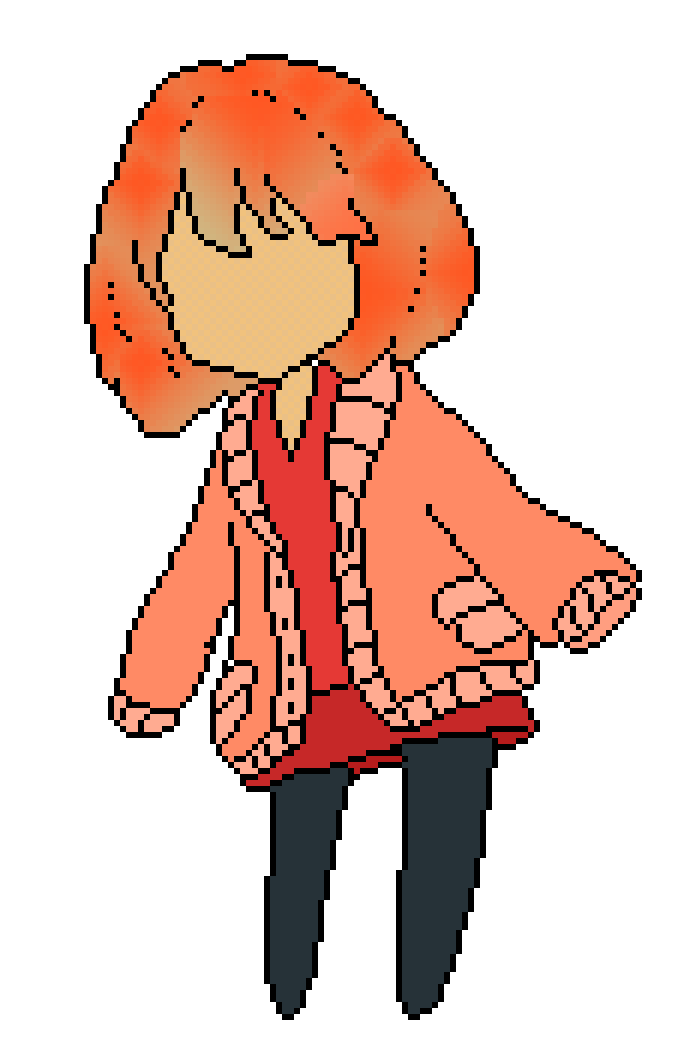 Pixilart - Chibi character no face no background by Hmusqe