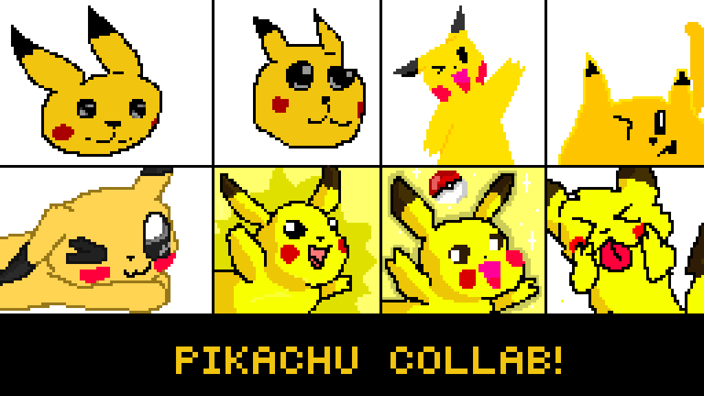 Pixilart - Pikachu Collab! by BruhItsPeri