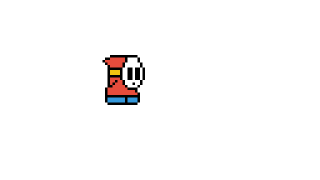 Editing Shy Guy Wink Gif!!! COOL - Free online pixel art drawing tool ...