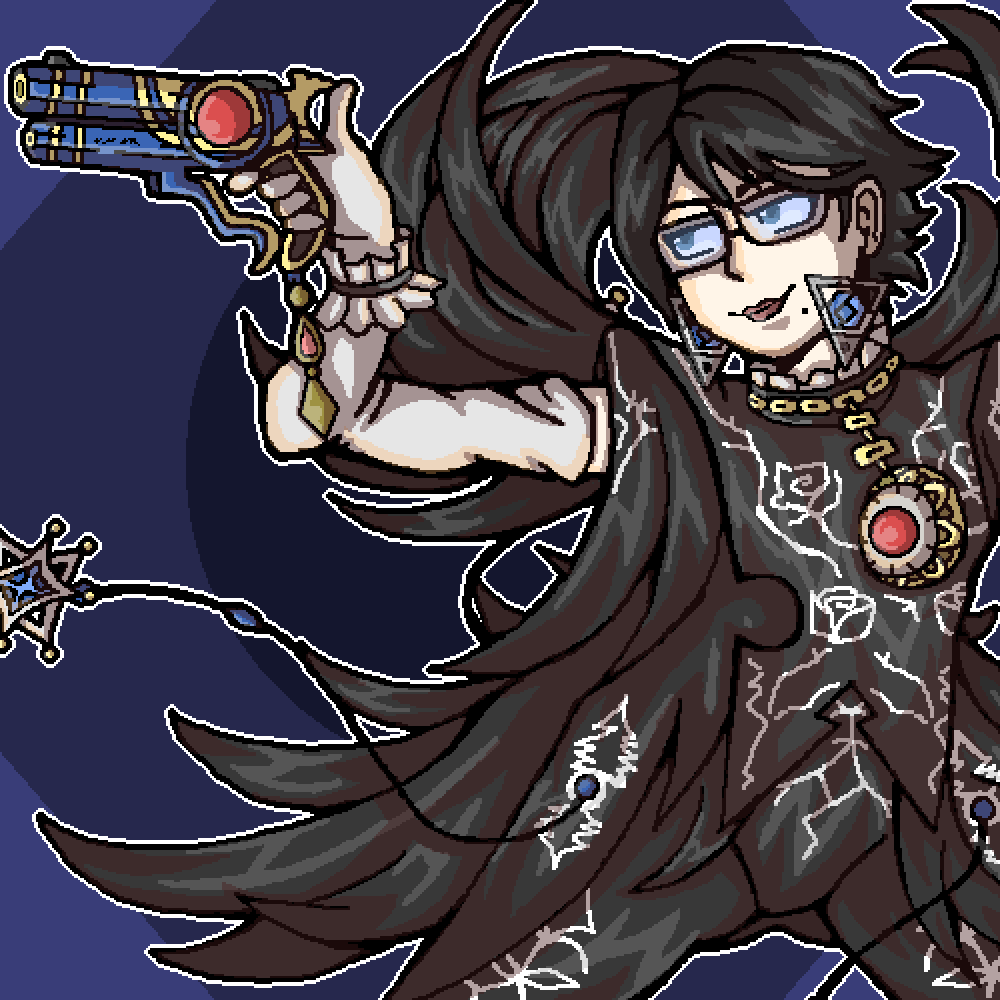 Pixilart - Bayonetta by Kykakalak