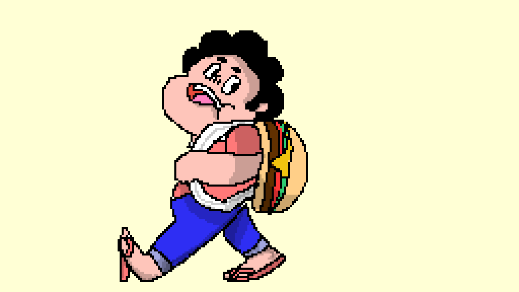 Pixilart - Cheeseburger Backpack by discofrog