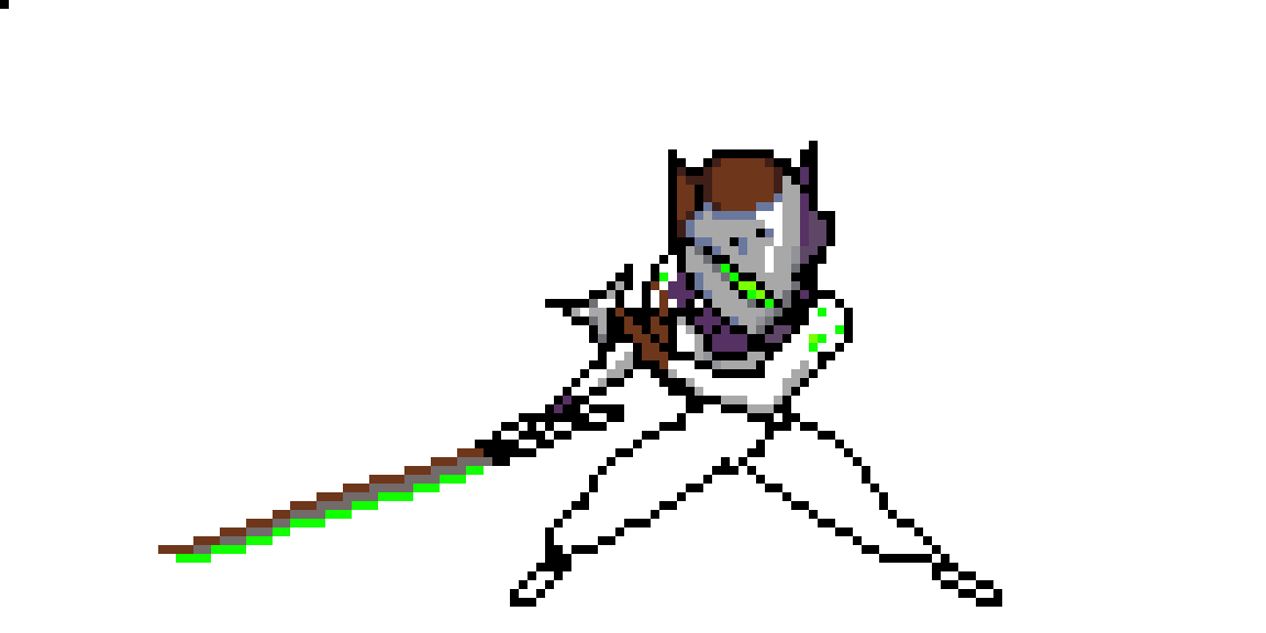 Pixilart - Genji pixel not finished.... you can do it by MostiPL