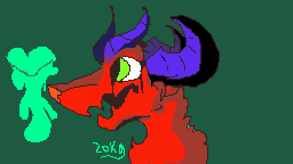 Pixilart - Zoka Side View Pixel Art by Certus