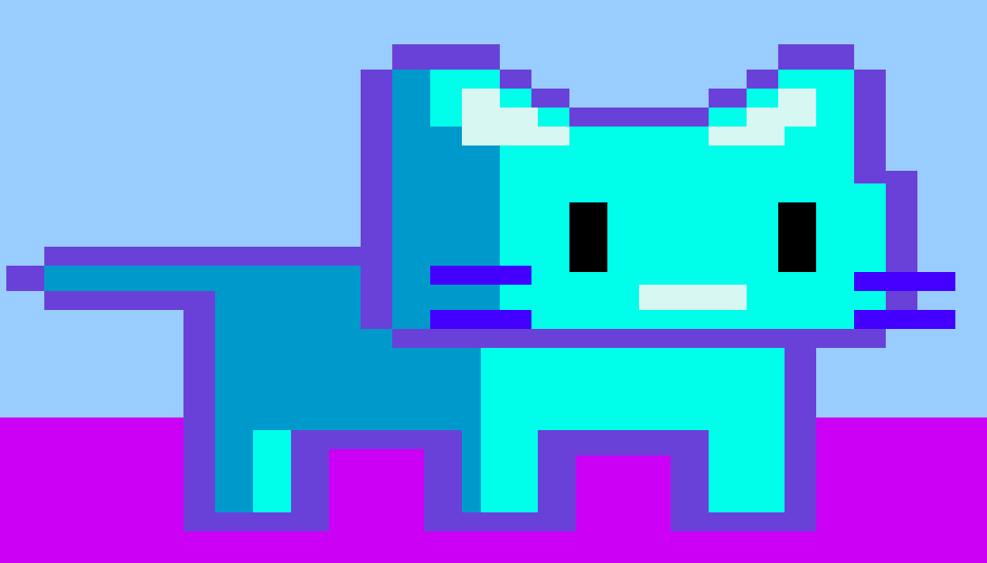 Pixilart - Blue Cat by BlueCat