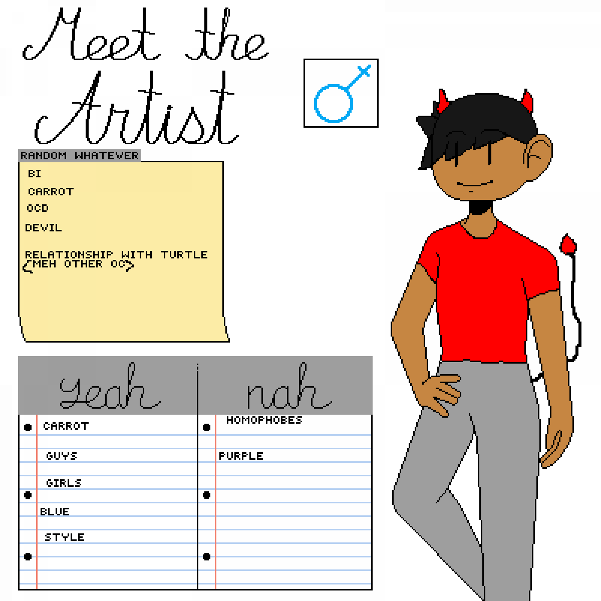 Pixilart - Meet My Guy OC~ by WiddleKai
