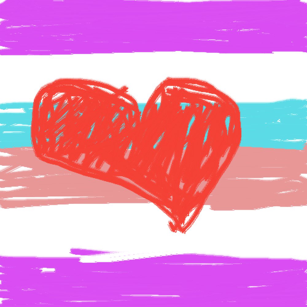 Pixilart - bigender flag by ThatGoat