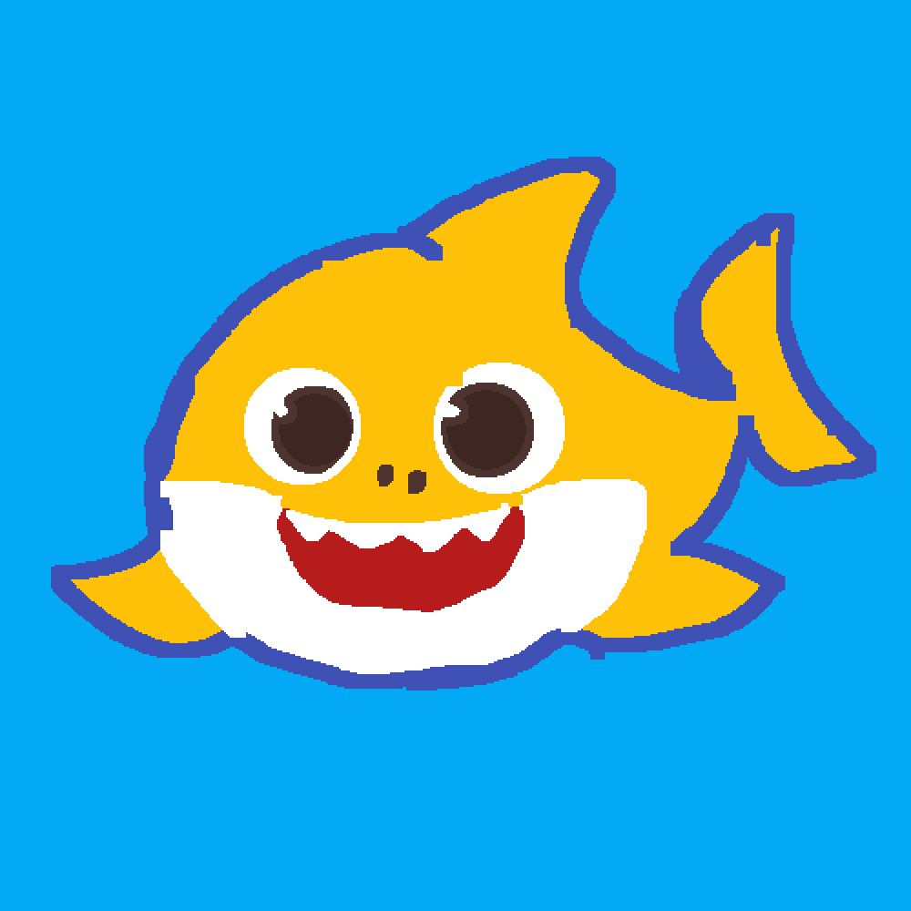 Pixilart - Baby shark request by FIREHEDGE