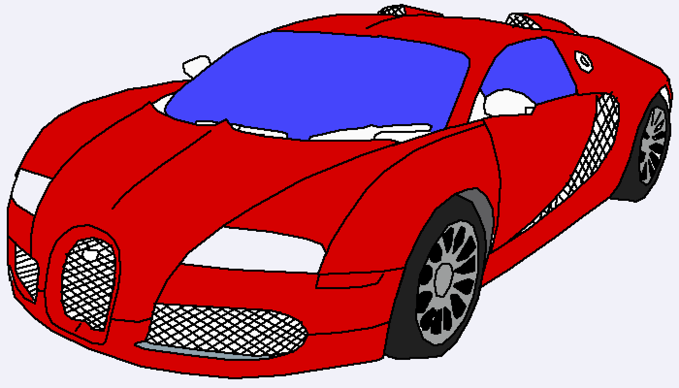 Editing blue and Black Bugatti - Free online pixel art drawing tool ...